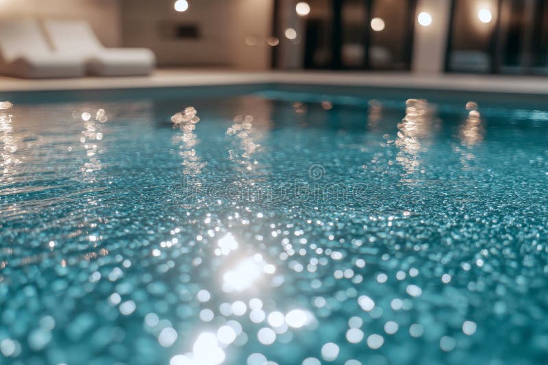 High Resolution Image Showcasing the Luxurious Swimming Pool Area of a ...