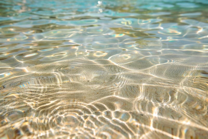 Crystal Clear Water Texture, Serene Nature Background Stock ...