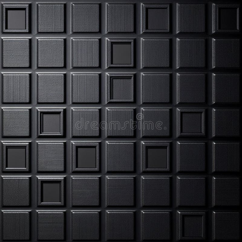Abstract Dark Gray Textured Square Pattern Background Geometric Design ...