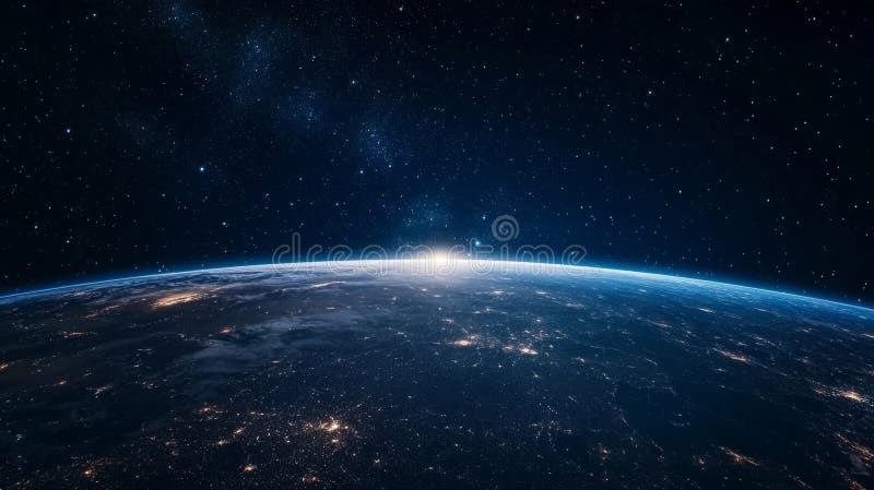 This High Resolution Image Shows the Earth in Space. Elements Provided ...