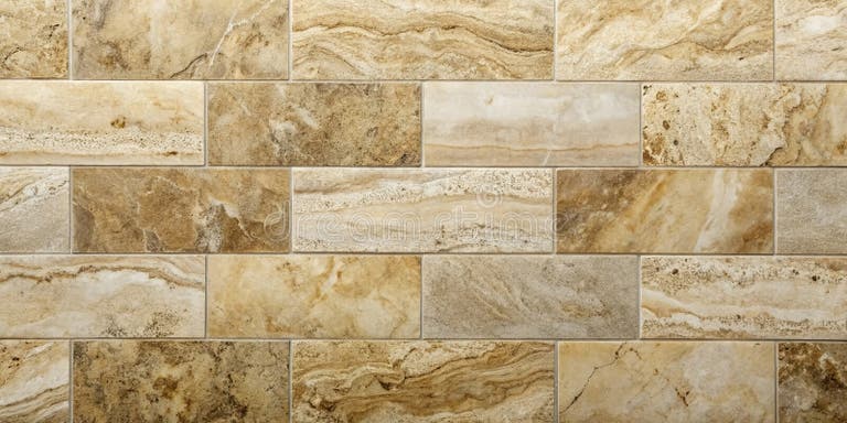 High-resolution Image of a Wall Clad in Rectangular Stone Tiles with a ...
