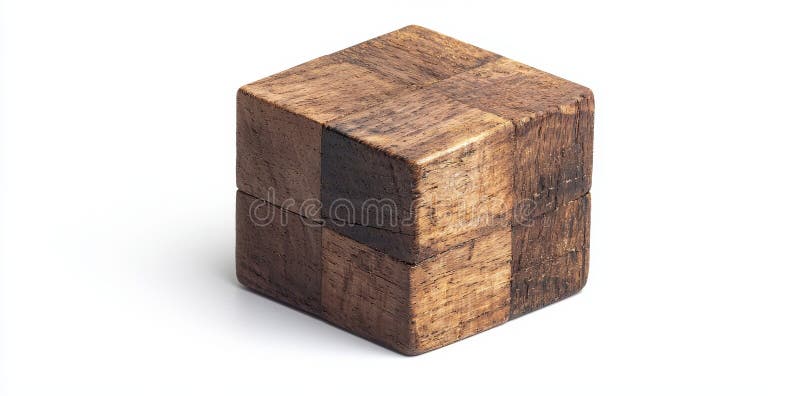 High-Resolution Image of Wooden Geometry Cuboid for Learning Resources ...
