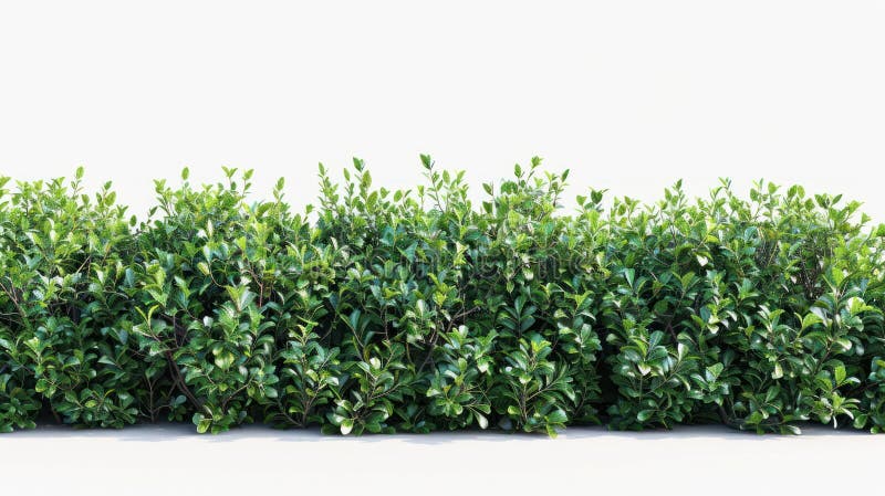 High-Resolution Isolated Long Hedge Stock Illustration - Illustration ...