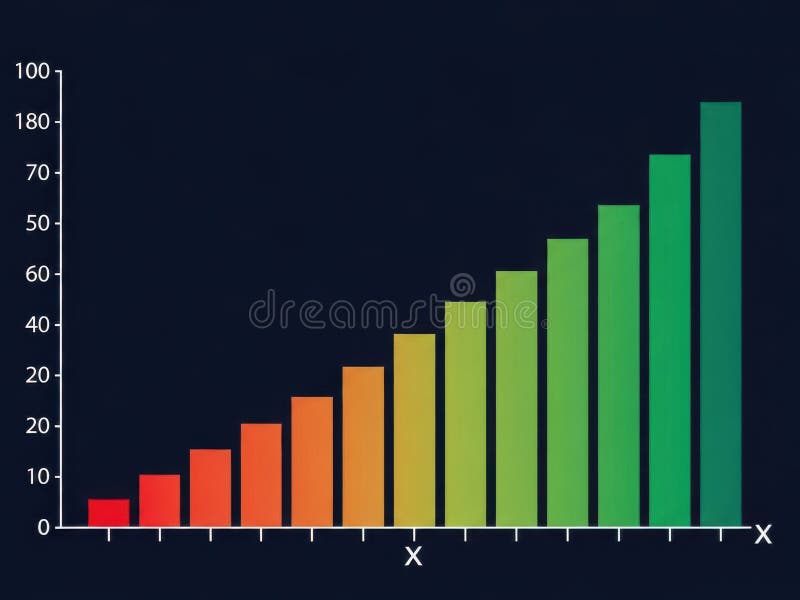 Colorful Gradient Bar Chart Stock Illustrations – 1,817 Colorful ...
