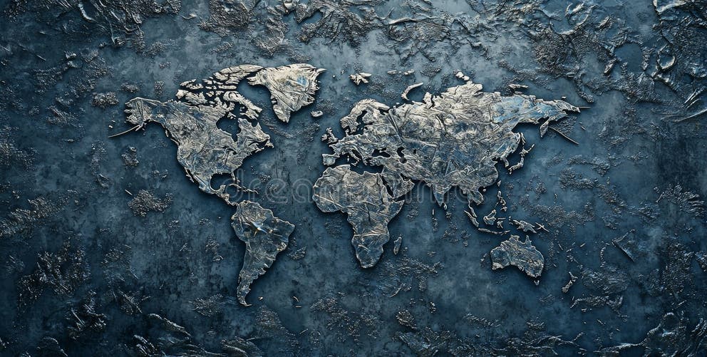 High-resolution 8K Earth Relief 3D Map with Realistic Details Stock ...