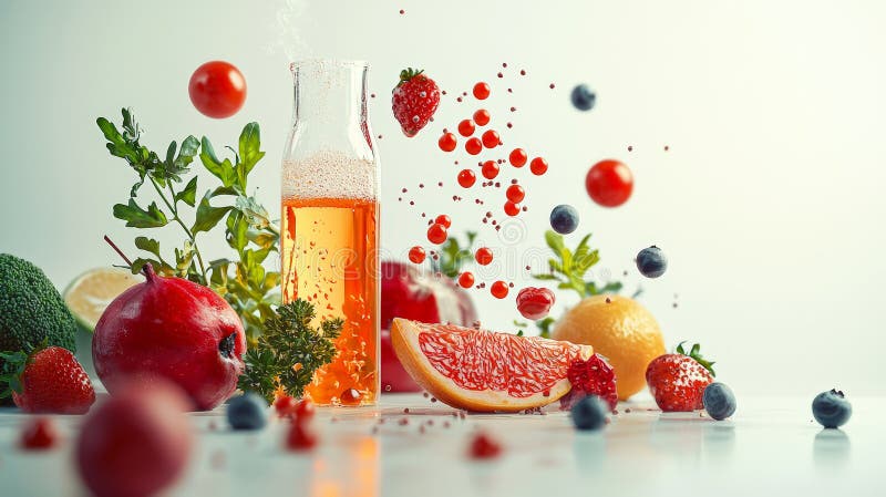 This High-resolution 8K Image Presents a Scientific Exploration of Food ...