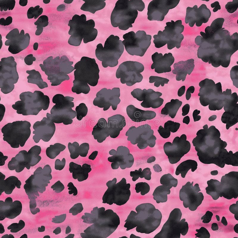 Ultra-Clear Full Leopard Pattern on Pink and Gray Backgrounds in 8K ...
