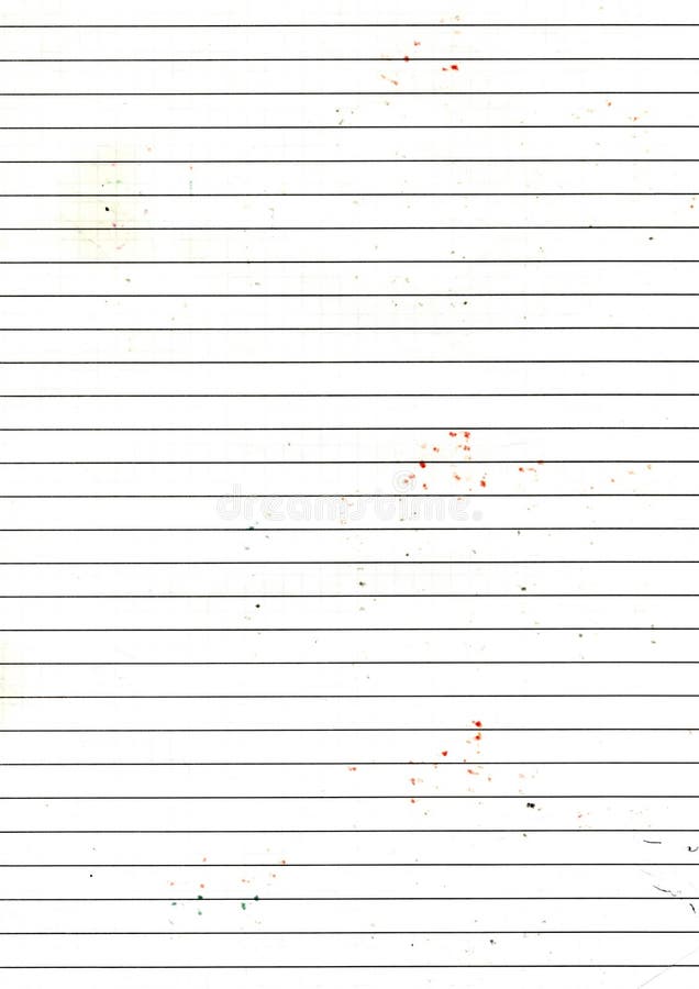 Blank White Paper Scan