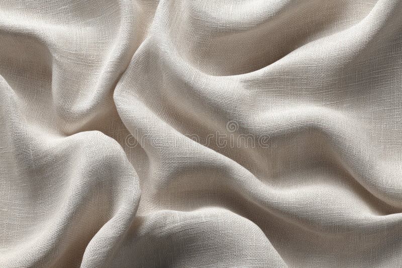 High-Resolution Linen Texture Background with Smooth Waves Stock Image ...