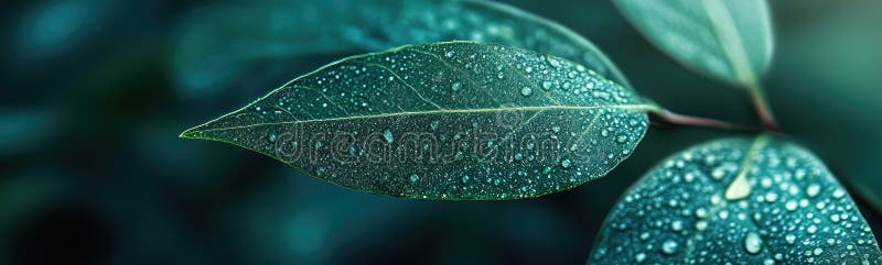 High-Resolution Macro Close-Up of Intricate Green Leaf Veins ...
