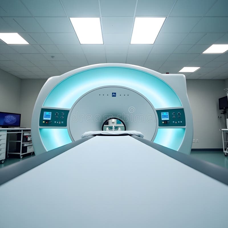 High-Resolution Magnetic Resonance Imaging Machine Stock Illustration ...