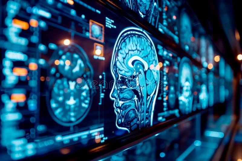 High-resolution Medical Brain Scan Display for Advanced Diagnostics.ai ...