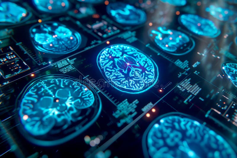 High-resolution Medical Brain Scan Display for Advanced Diagnostics.ai ...