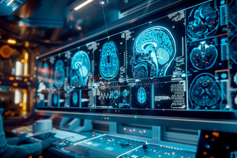 High-resolution Medical Brain Scan Display for Advanced Diagnostics.ai ...