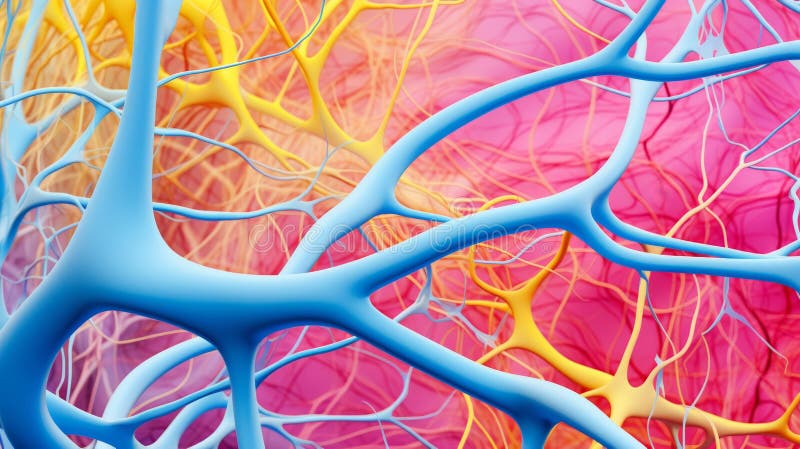 High Resolution Medical Illustration of Brain Textures with Detailed ...