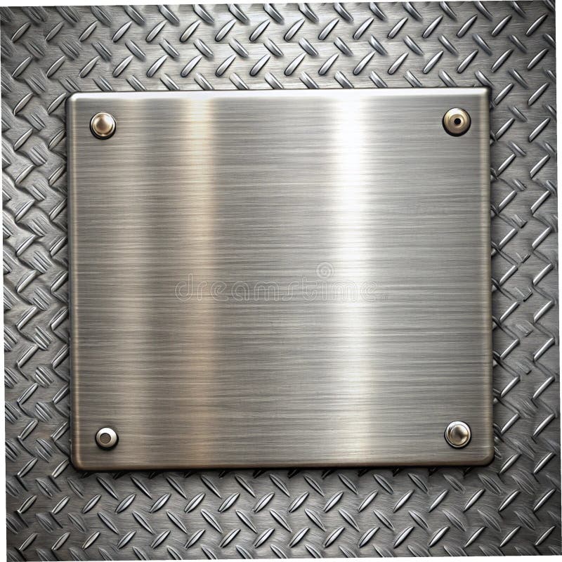 High-Resolution Metal Steel Plate Texture for Industrial Design Stock ...