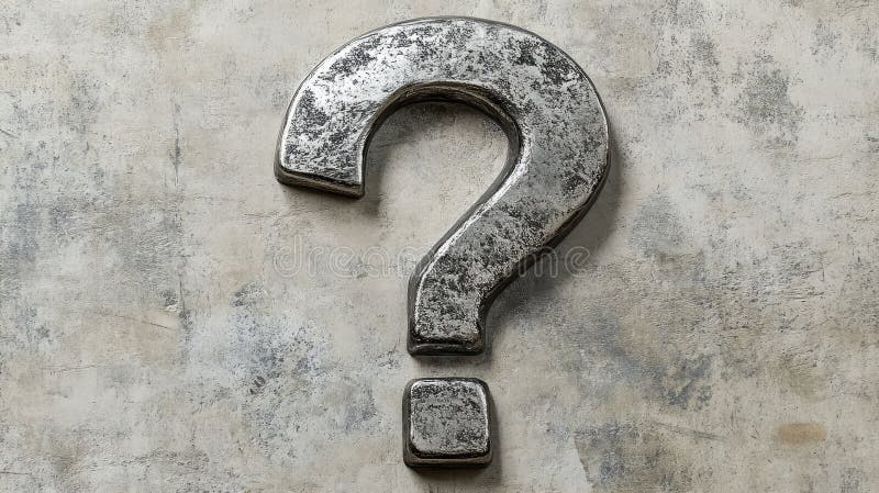 High Resolution Metallic Question Mark Neutral Background Stock Photos ...