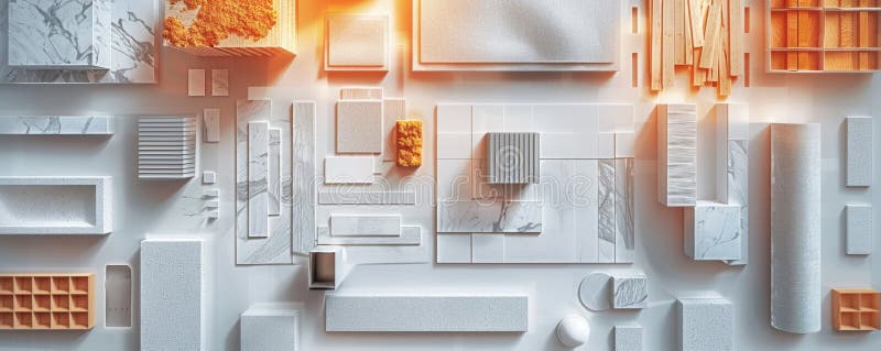 High-resolution Minimalist Layout with Various Textures and Materials ...