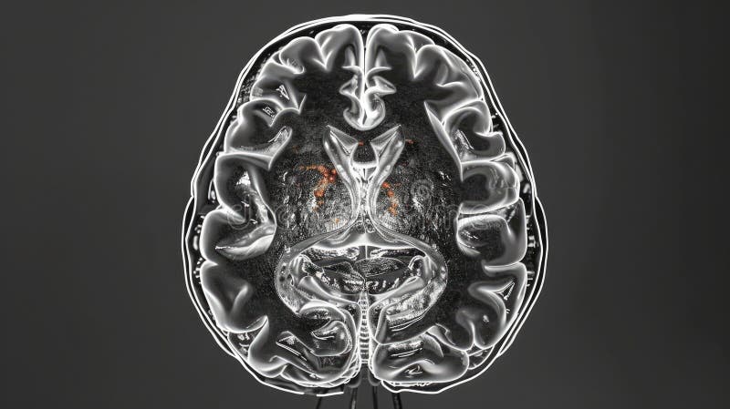 High-resolution MRI Brain Scan Image Showcasing Intricate Details of ...
