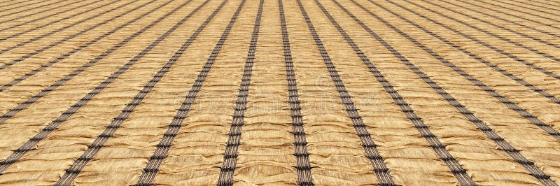 High Resolution Monochrome Ocher Interlaced Pleated Paper Parchment ...