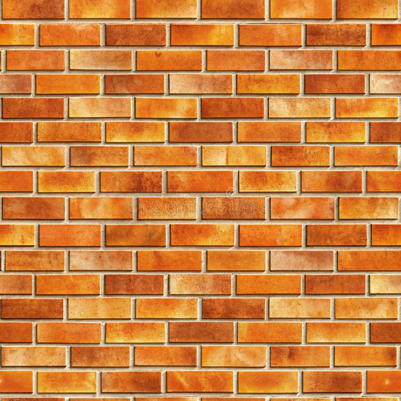 Orange Brick Wall Texture
