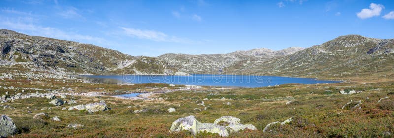 High Resolution Panorama of the Vinje Commune in the Telemark Region ...
