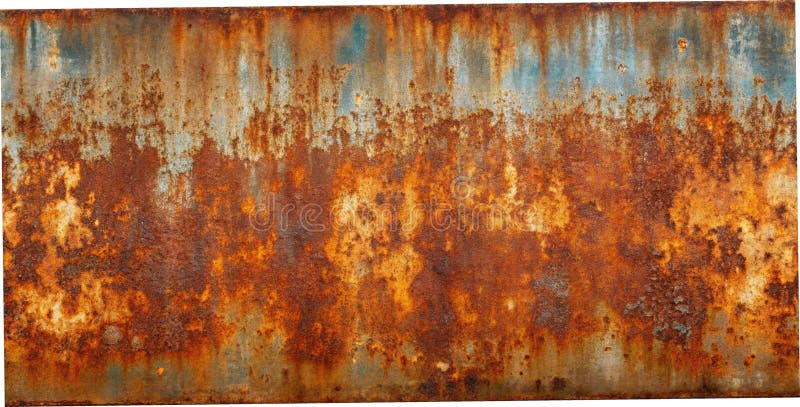 High-Resolution Panoramic Rusted Metal Texture with Oxidized Surface ...