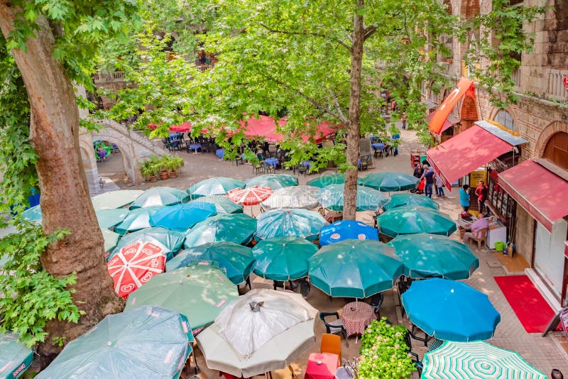 High Resolution Panoramic View of Koza Han(Silk Bazaar) in Bursa,Turkey ...