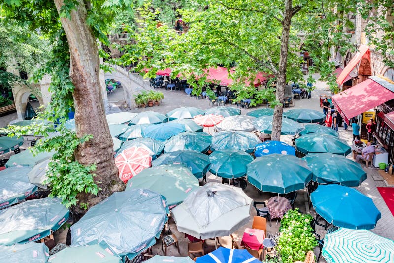 High Resolution Panoramic View of Koza Han(Silk Bazaar) in Bursa,Turkey ...