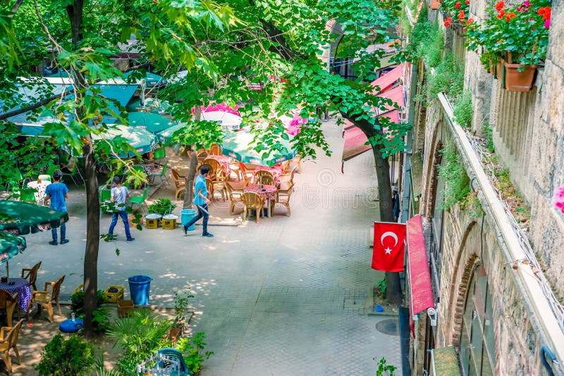High Resolution Panoramic View of Koza Han(Silk Bazaar) in Bursa,Turkey ...