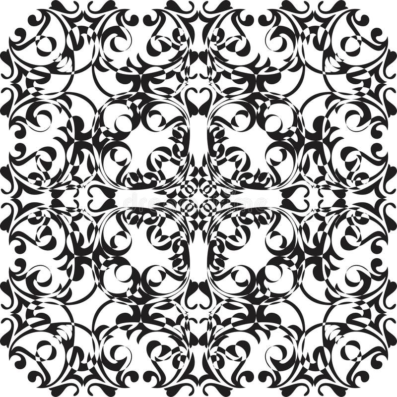 High Resolution Patterned Wallpaper Cdr X6 Stock Vector - Illustration ...