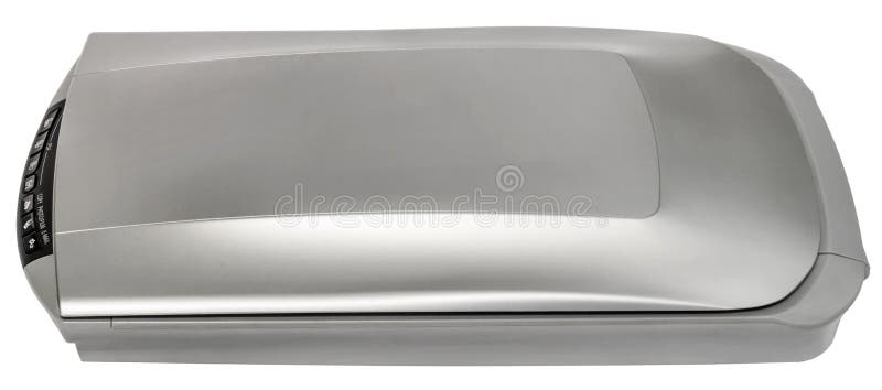 High Resolution Photo and Document Flatbed Scanner Isolated on White ...