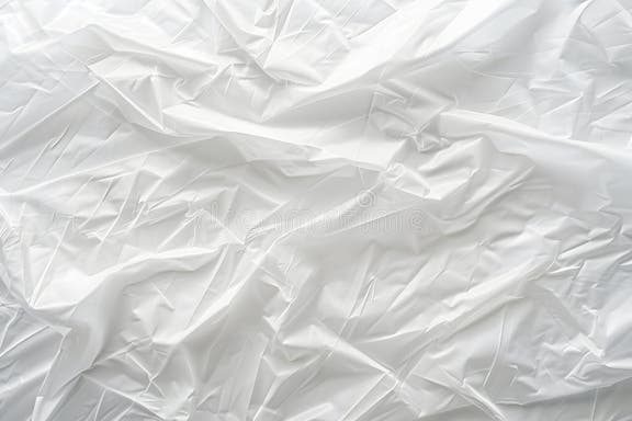 White Plastic Wrap Texture Background Mockup Stock Illustration ...