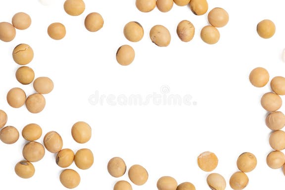 The High-resolution Photo of Soybeans, Isolate on White Background ...