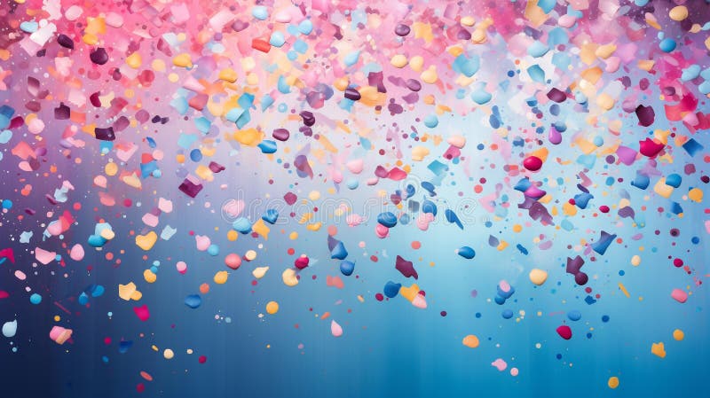 Vibrant Confetti Celebration: a Colorful Abstract Delight Stock Image ...