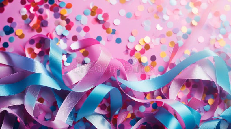 Vibrant Confetti Celebration: a Colorful Abstract Delight Stock Image ...