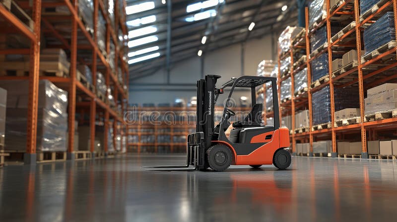 Photorealistic Electric Forklift Stock Photos - Free & Royalty-Free ...