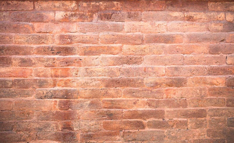 High Resolution Pictures Clean Orange Modern Pattern of Brick Wa Stock ...