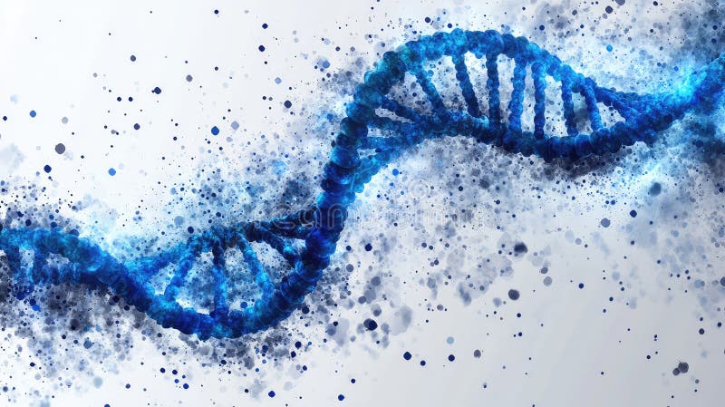 High-Resolution PNG Image of Isolated DNA Genome Structure on a ...