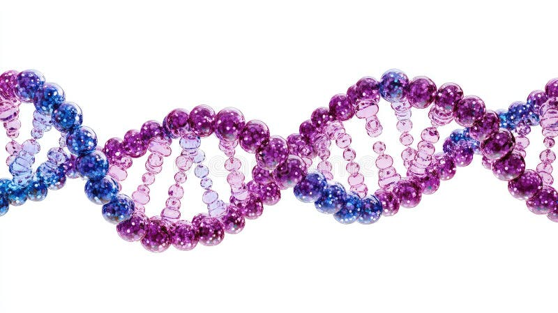 High-Resolution PNG Image of Isolated DNA Genome Structure on a ...