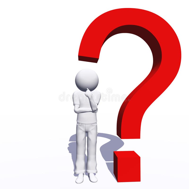 High Resolution Question Mark Stock Illustration - Illustration of ...