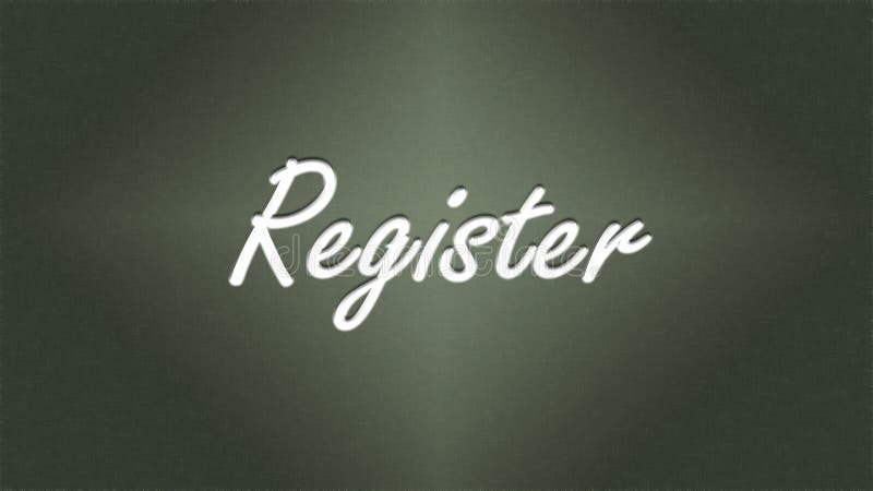 High Resolution Register Quote with Green Color Background Graphic ...