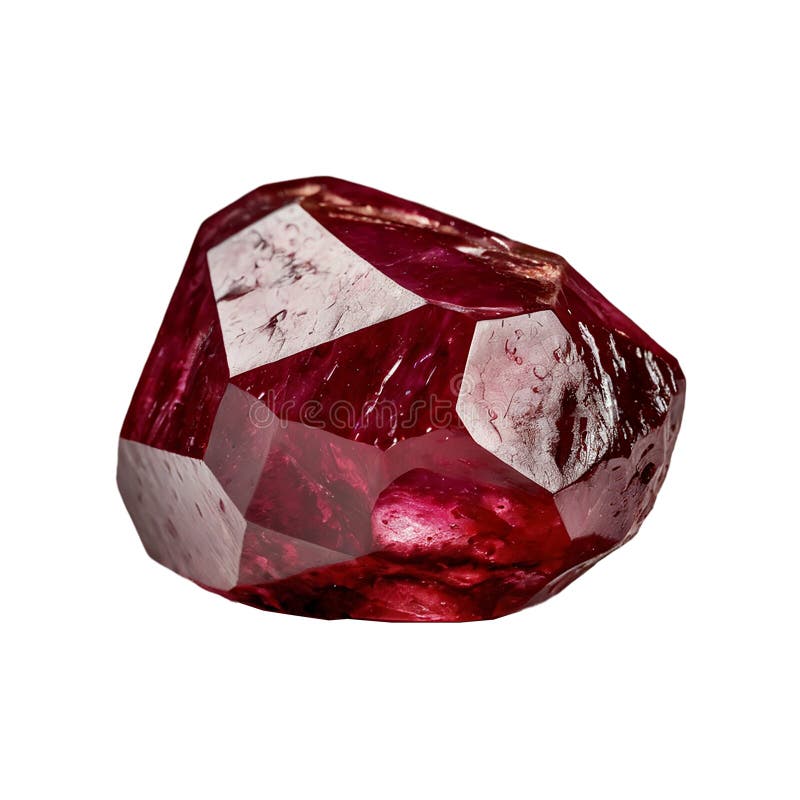 High-Resolution Ruby Nugget Isolated Cut-Out Stock Photo - Illustration ...