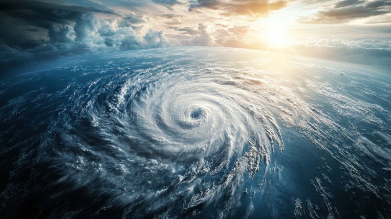 High-resolution Satellite View of a Massive Hurricane Over the Atlantic ...