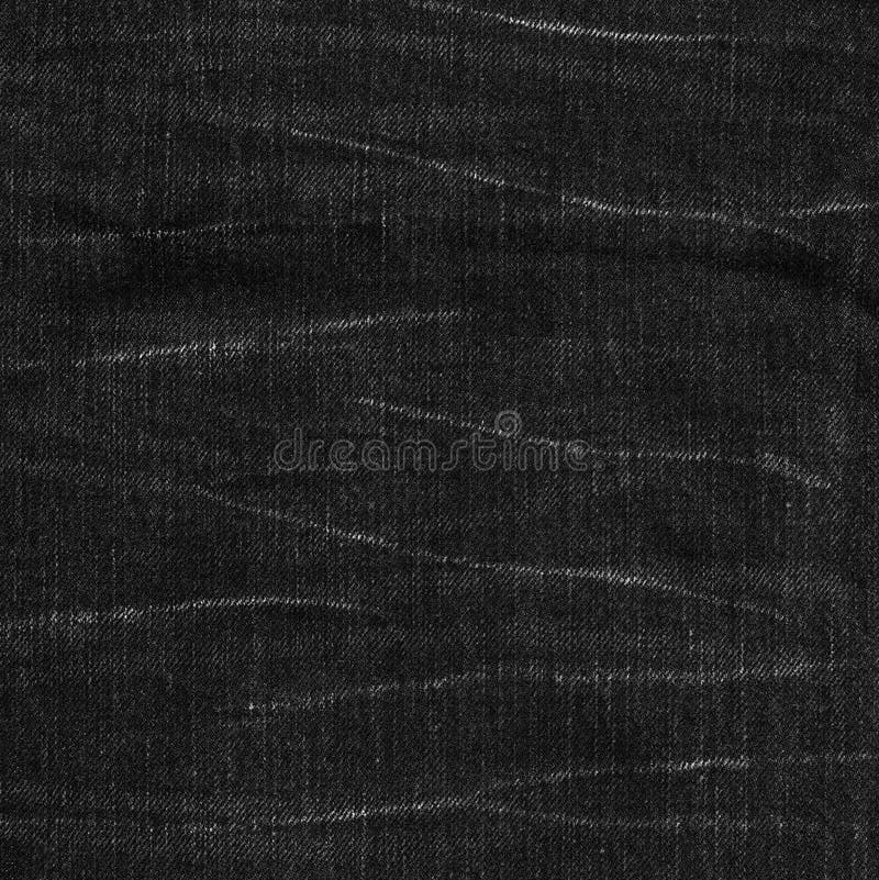 Denim Fabric Texture - Black Stock Image - Image of space, clothing ...