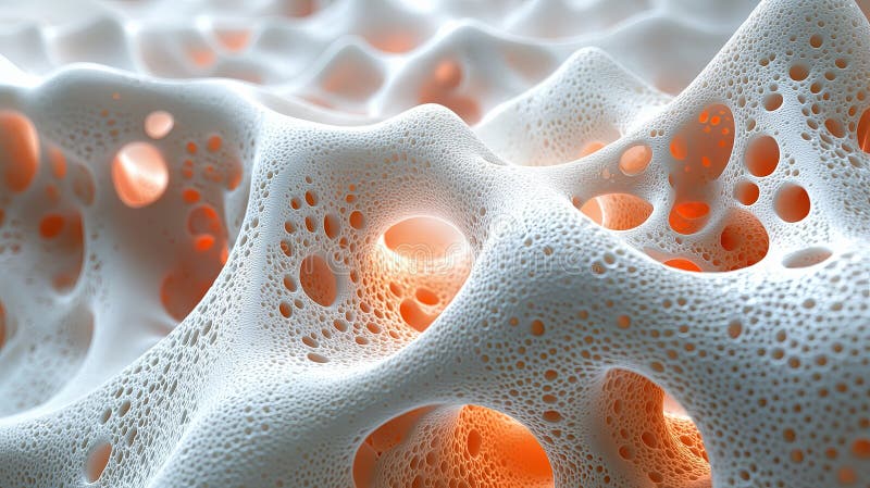 Illustration of Bone Formation Process with Osteoblasts and Osteoclasts ...