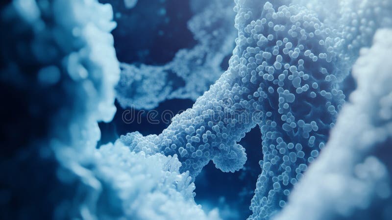 High-Resolution Scientific Visualization of Goblet Cell Structure Stock ...