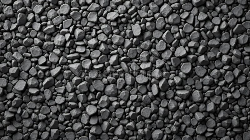 High-Resolution Seamless Pattern, Black and White Gravel Texture, Small ...