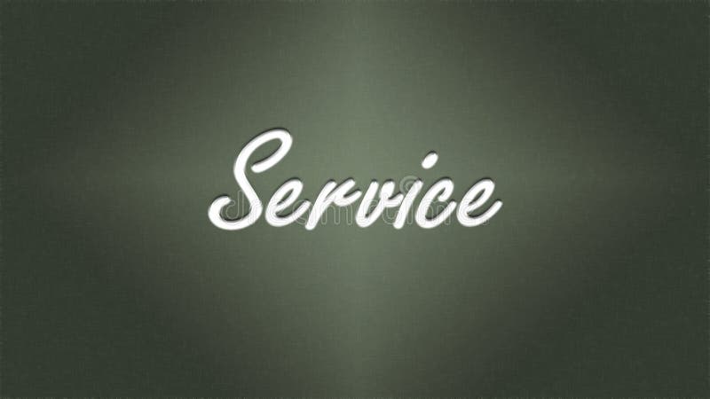High Resolution Service Quote with Green Color Background Graphic ...