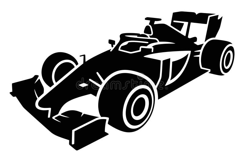 Silhouette High Speed Racing Car Design Stock Illustrations – 518 ...